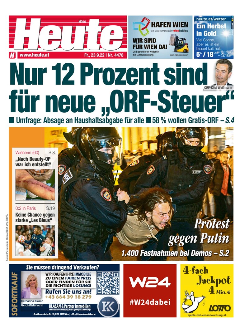 HEUTE Wien - 23-09-2022
